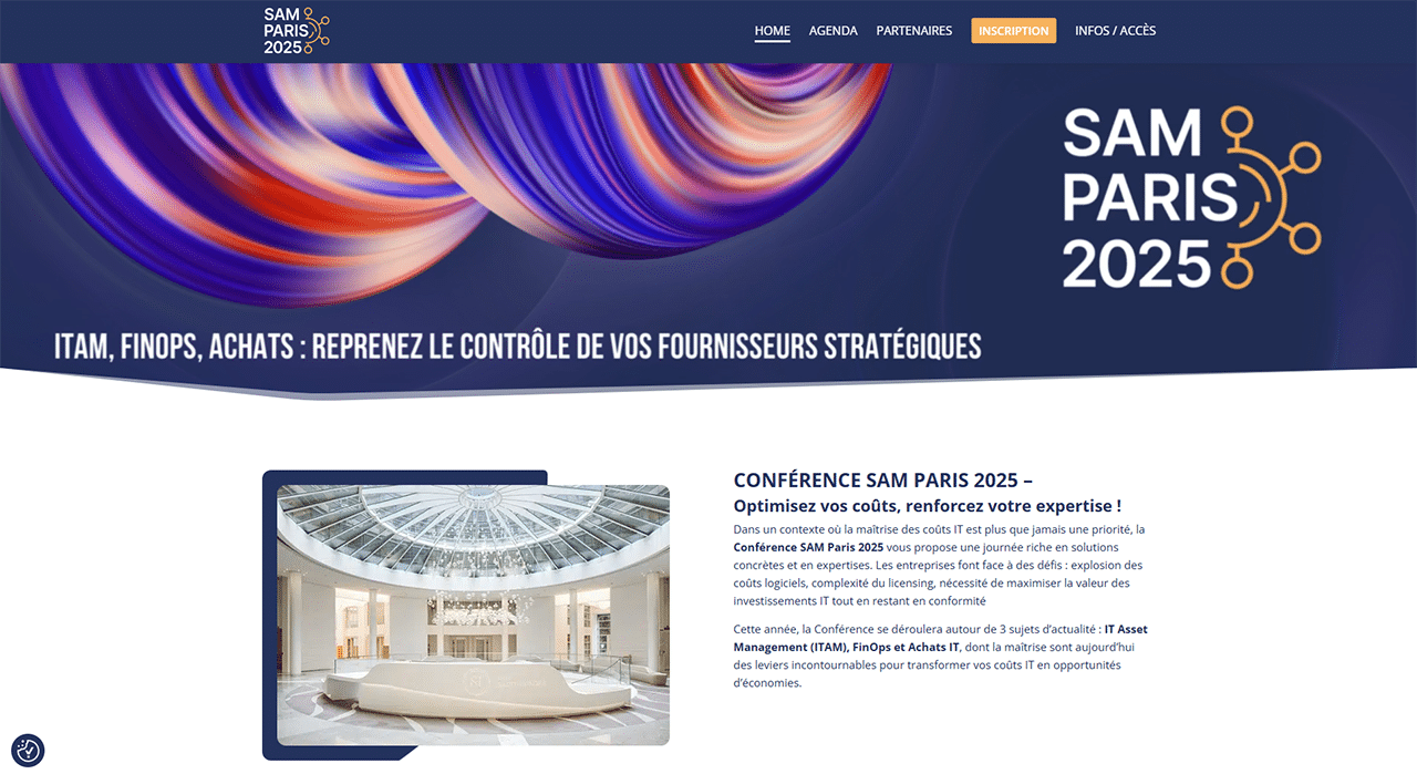 Conférence SAM Paris - 3 AVRIL 2025